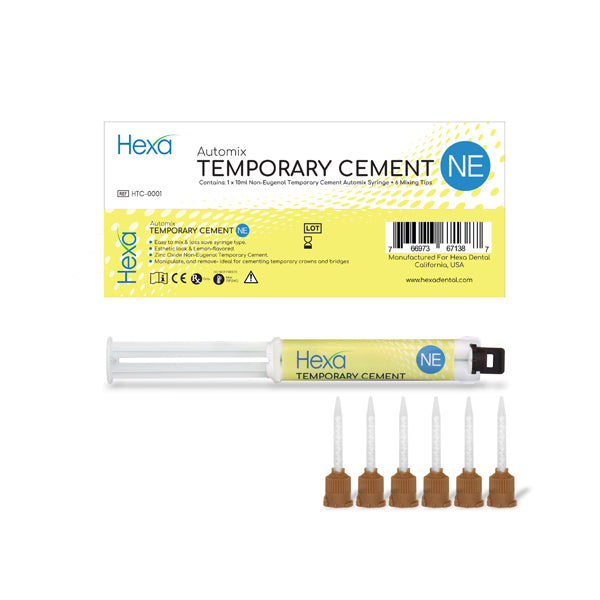 Hexa Temporary Cement Non-Eugenol NE Automix Syringe – Anson Dental Supply