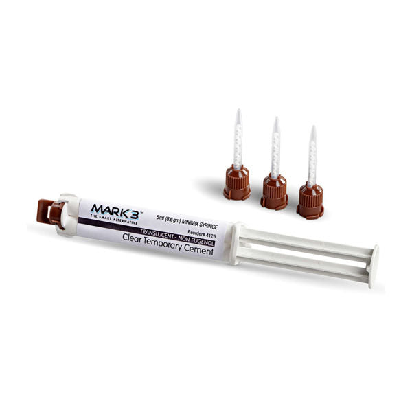 Mark3 Temporary Cement Translucent NE Automix Syringe 5ml – Anson ...