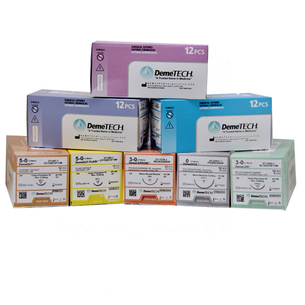 DemeTech Suture 12 pcs – Anson Dental Supply
