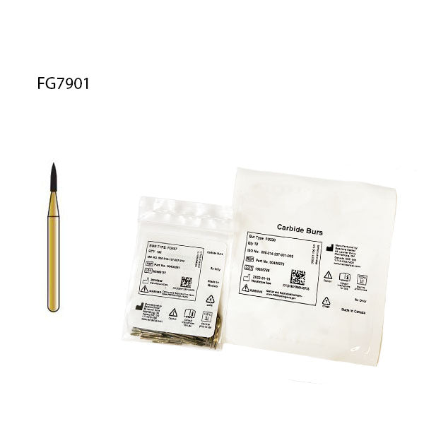 Carbide Burs Trimming & Finishing FG7901 Made by Beavers Midwest Type ...