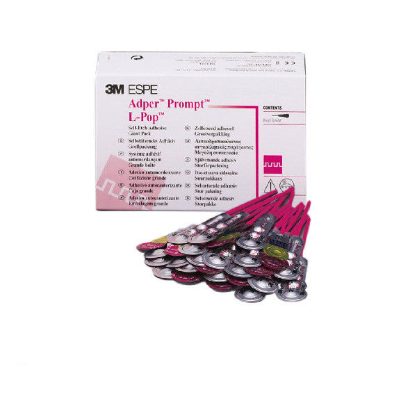 3M Adper Prompt L-Pop One-Step Unit-Dose Self-etch Adhesive 100 Applic ...